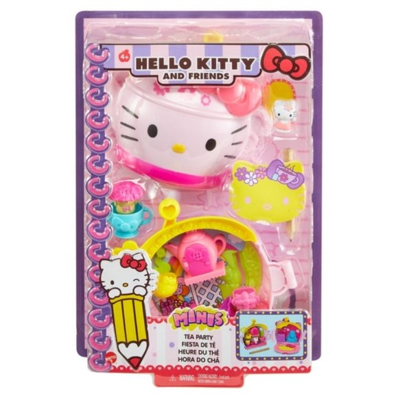 Mattel | Toys | Mattel Hello Kitty Friends Minis Tea Party Playset ...